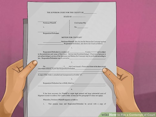 Contempt of court HOA legislation – HOA Constitutional Government